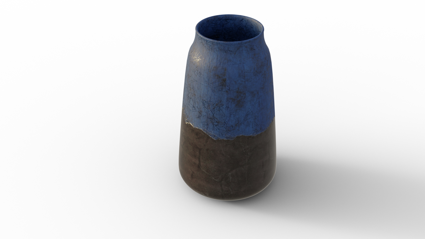 Blue Stone Vase – Mr Black